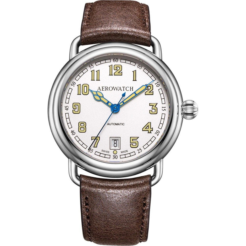 Aerowatch 1942 60900-AA20 1942 Automatic Watch • EAN: 7640806201060 ...