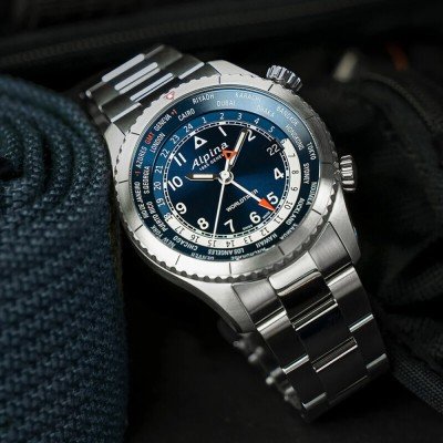 Reloj Alpina Startimer AL-255N4S26B Startimer Pilot Worldtimer • EAN ...