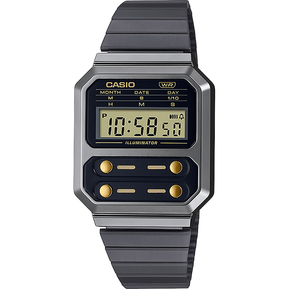 Casio A100WEGG-1A2EF watch - VINTAGE EDGY