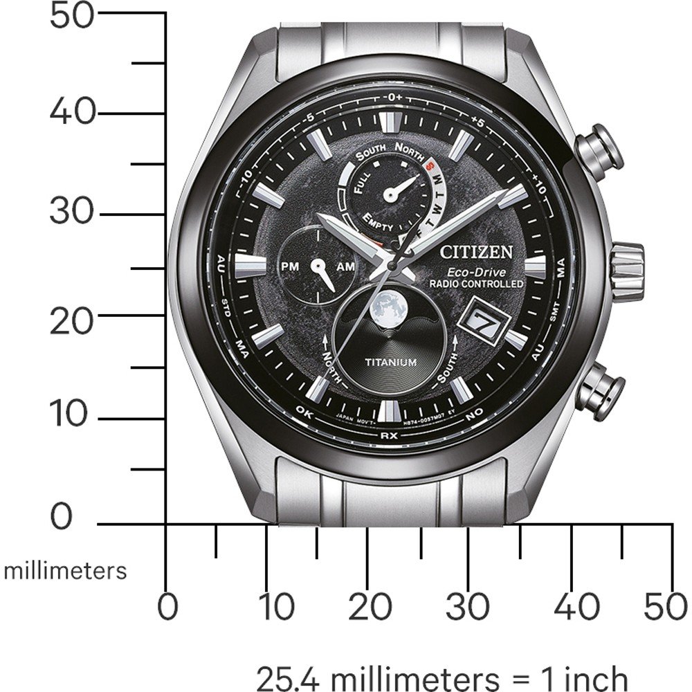 Citizen Super Titanium BY1018-80E Tsuki-yomi Watch • EAN: 4974374338136 ...