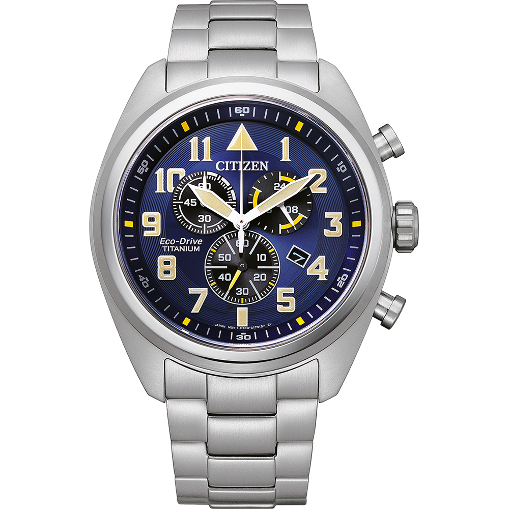 Citizen AT2480-81L watch - Field Chronograph