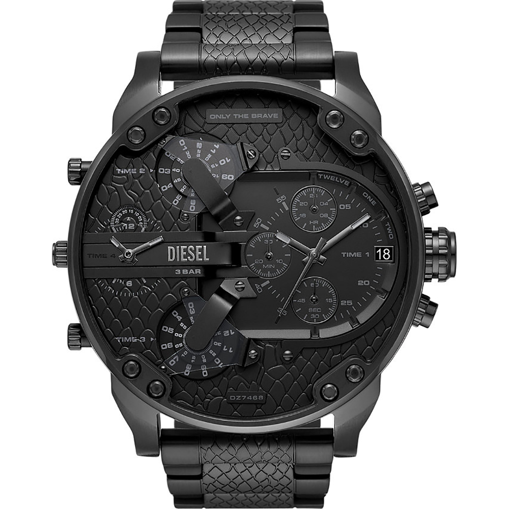 orologio Diesel DZ7468 Mr. Daddy 2.0 - Black Reptilia • EAN: 4064092162158 • Mastersintime.com