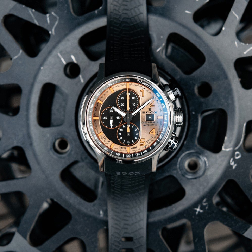 Edox Chronorally 01129-TNCA-BENO Chronorally Automatic Watch • EAN ...