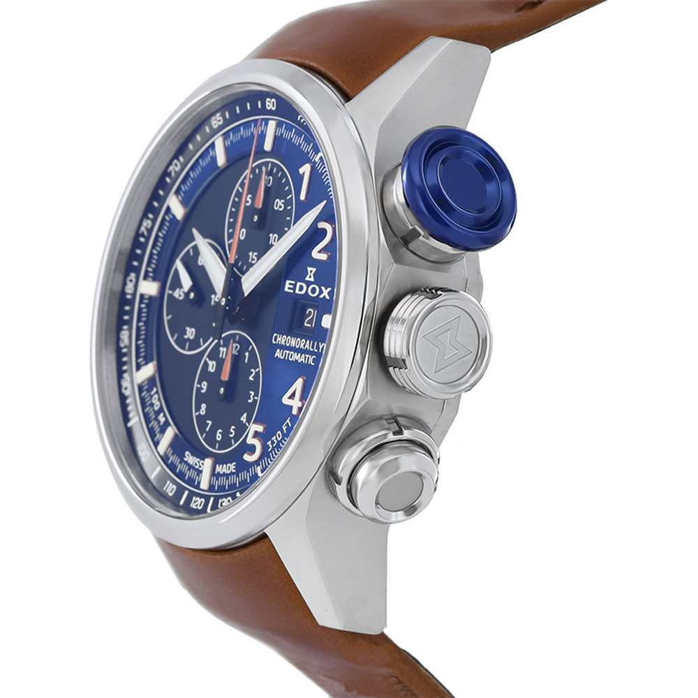 Reloj Edox Chronorally 01129-TBUCBR-BUBR Chronorally Automatic • EAN ...