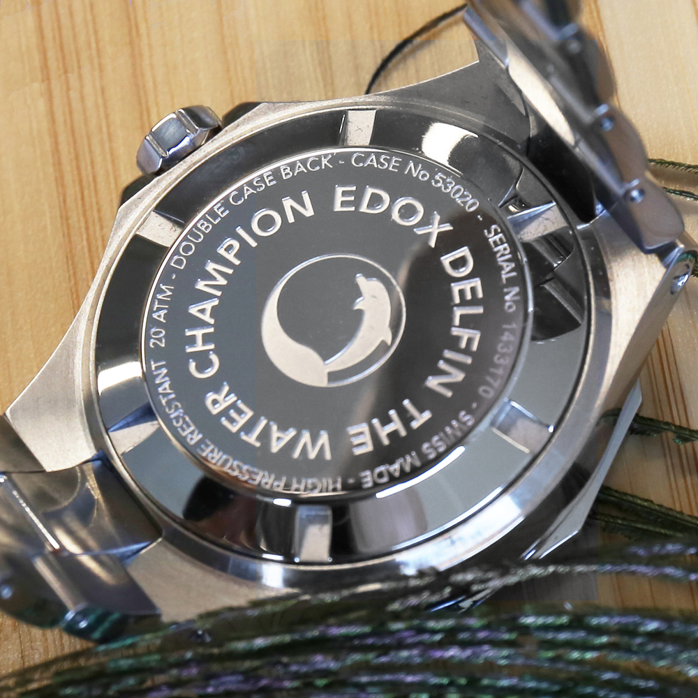 Edox Delfin 53020-3M-NANND Delfin Diver Watch • EAN: 7640428080432 ...
