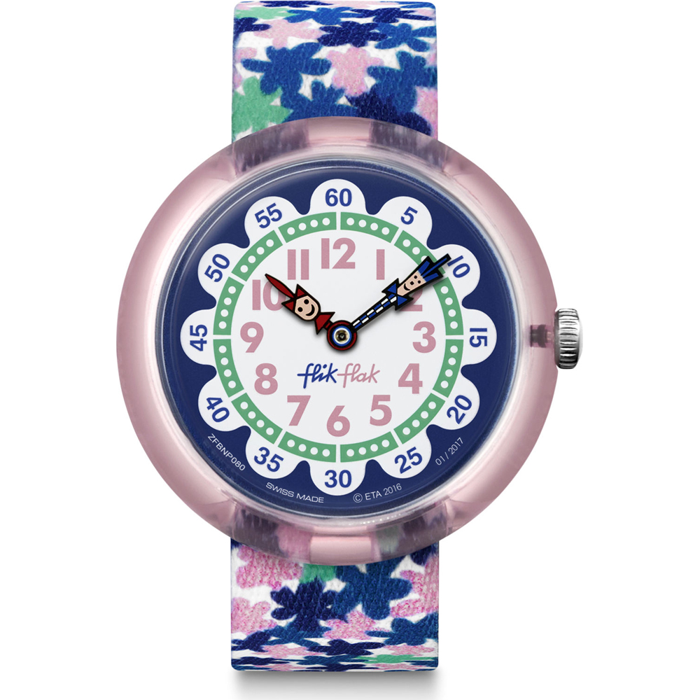 Flik Flak FBNP080 3+ Story Time watch - London Flower