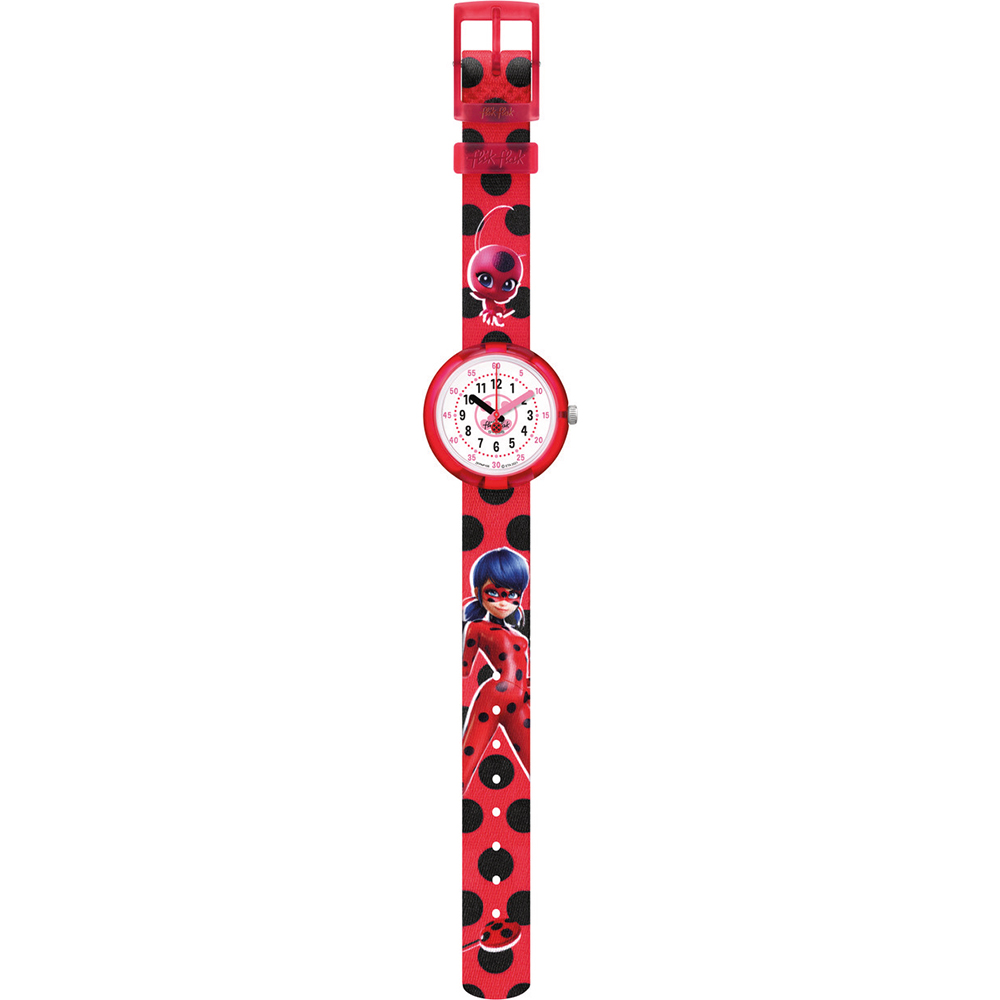 Flik Flak FPNP106 7+ Time watch - Miraculous Ladybug