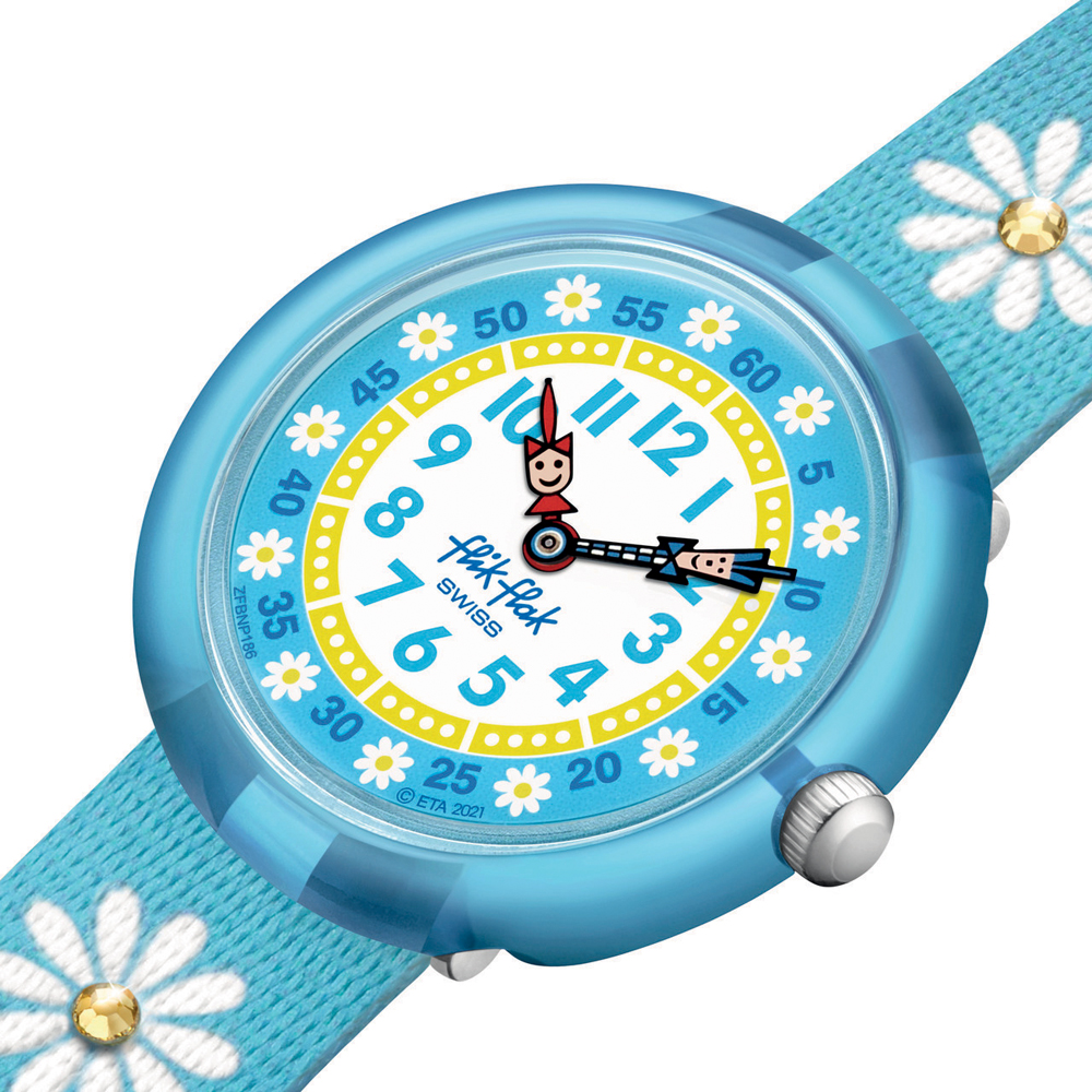 Flik Flak FBNP186 5+ Power Time watch - Sparkling Daisy