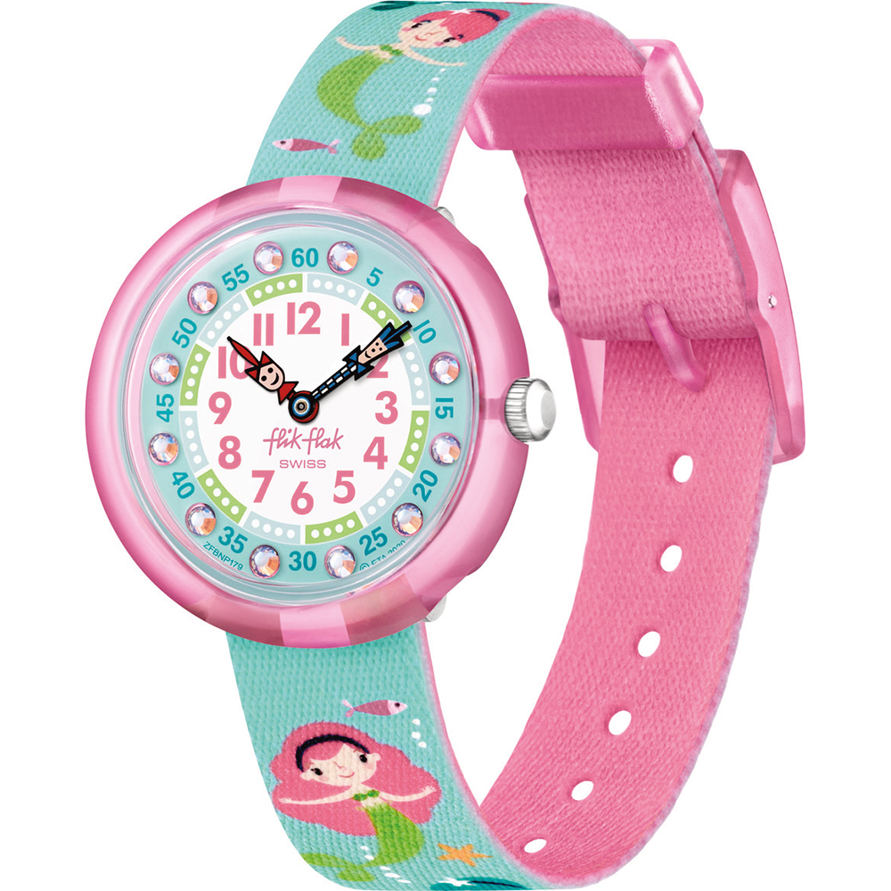 Flik Flak FBNP179 3+ Story Time watch - Mermalicious