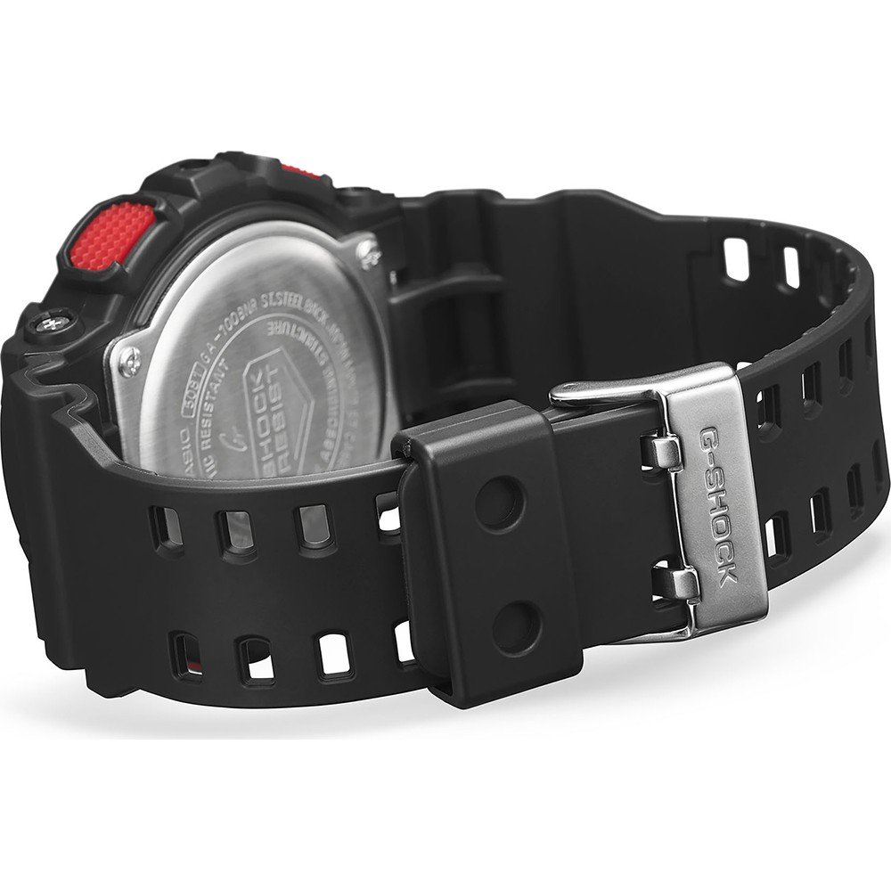 G-Shock Classic Style GA-100BNR-1AER Ignite Red Watch • EAN ...
