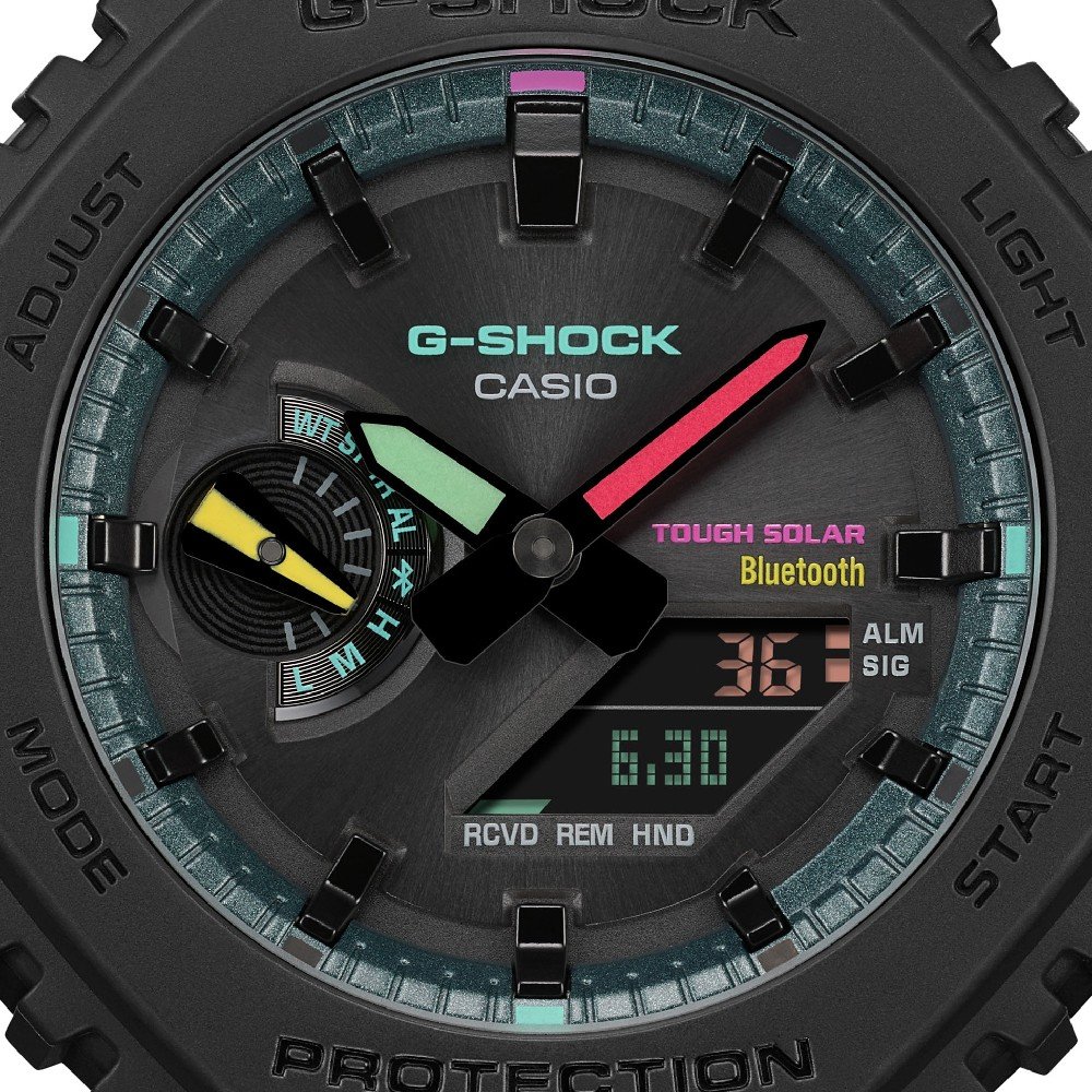G-Shock Classic Style GA-B2100MF-1AER Multi Fluorescent Accents Watch ...