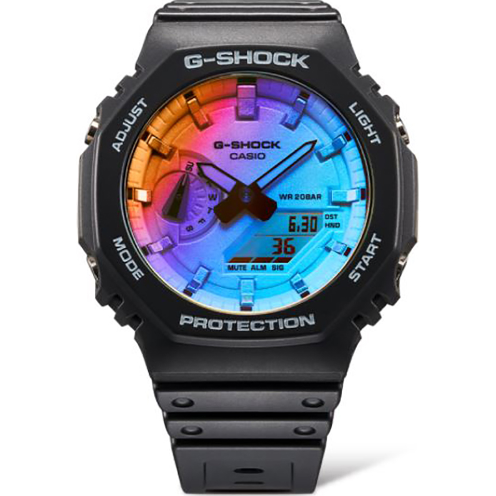 G-Shock GA-2100SR-1AER watch - Iridescent colors