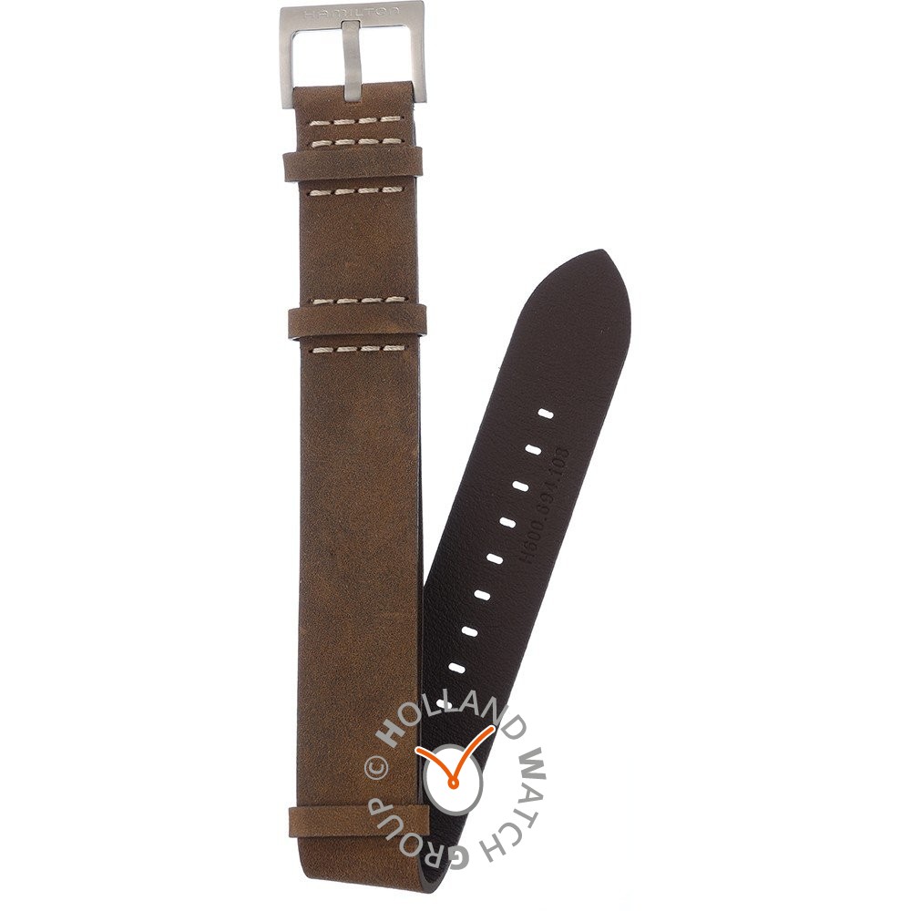 Hamilton H690.694.108 Khaki Field Strap • Official dealer ...