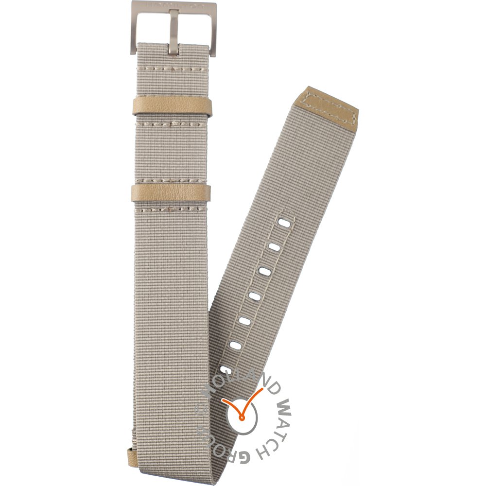 Hamilton H694.804.102 Strap - Khaki Pilot