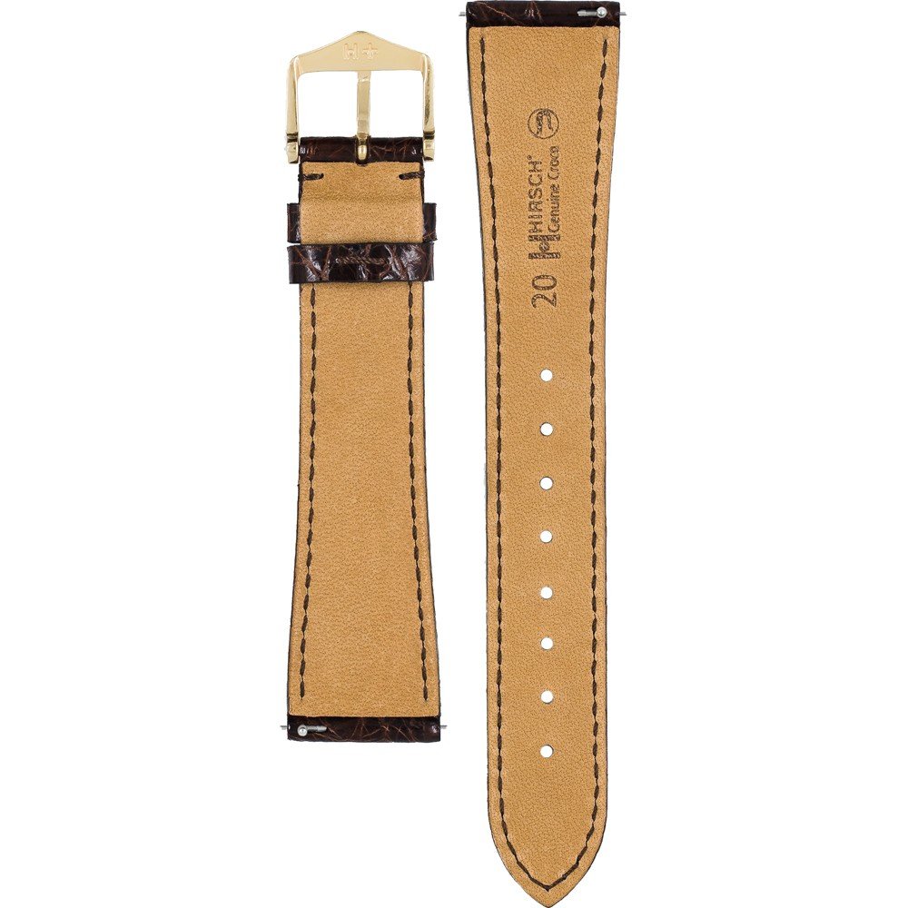 Hirsch 01808010-1-20 Genuine Croco Strap • Official dealer ...