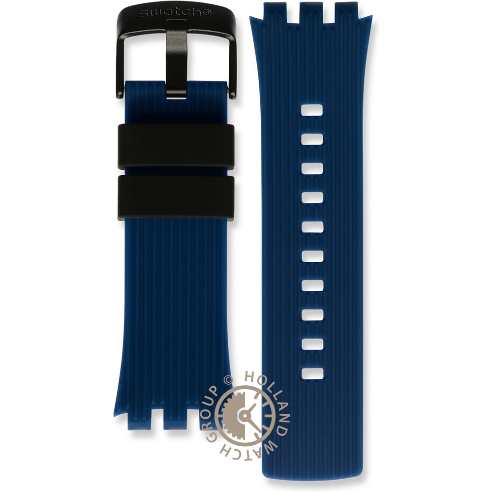 Swatch Plastic - Touch Digi SU/SV ASURN001 Touch Dark Blue Strap ...