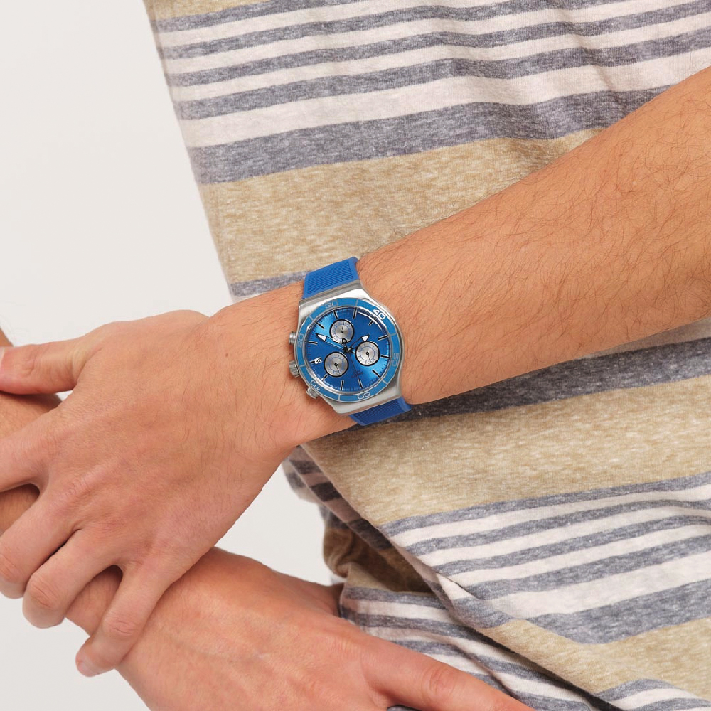 Swatch YVS485 watch - Blue Is All