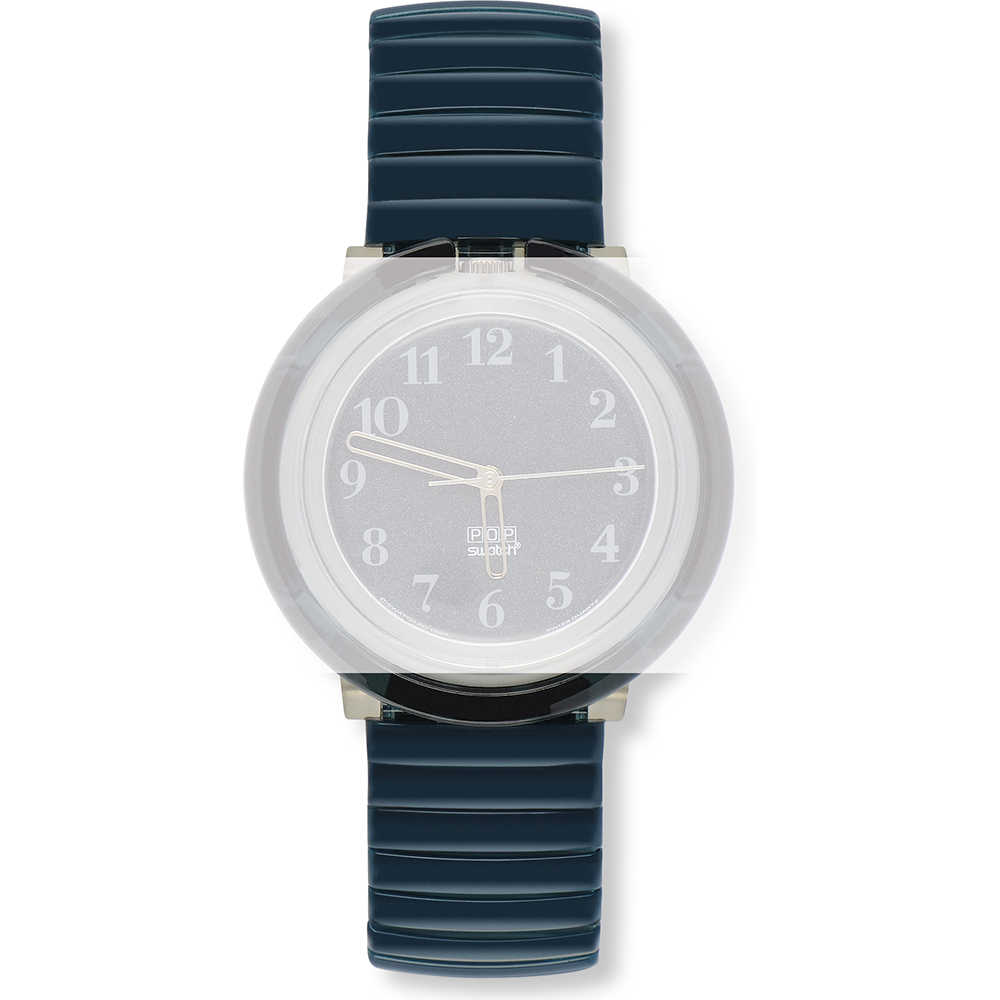 Swatch Plastic - Pop Medium APMG103A PMG103 Eucalyptus Large Strap ...