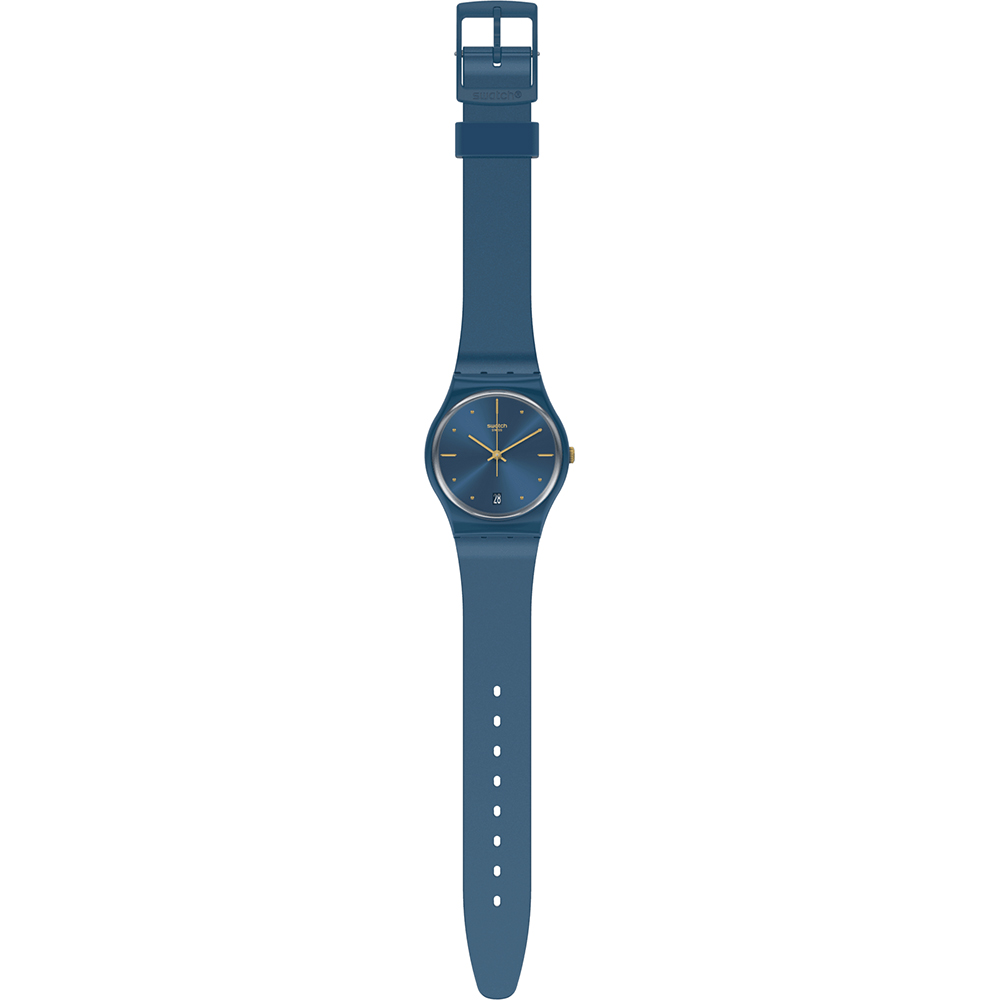 Swatch GN417 watch - Pearly Blue