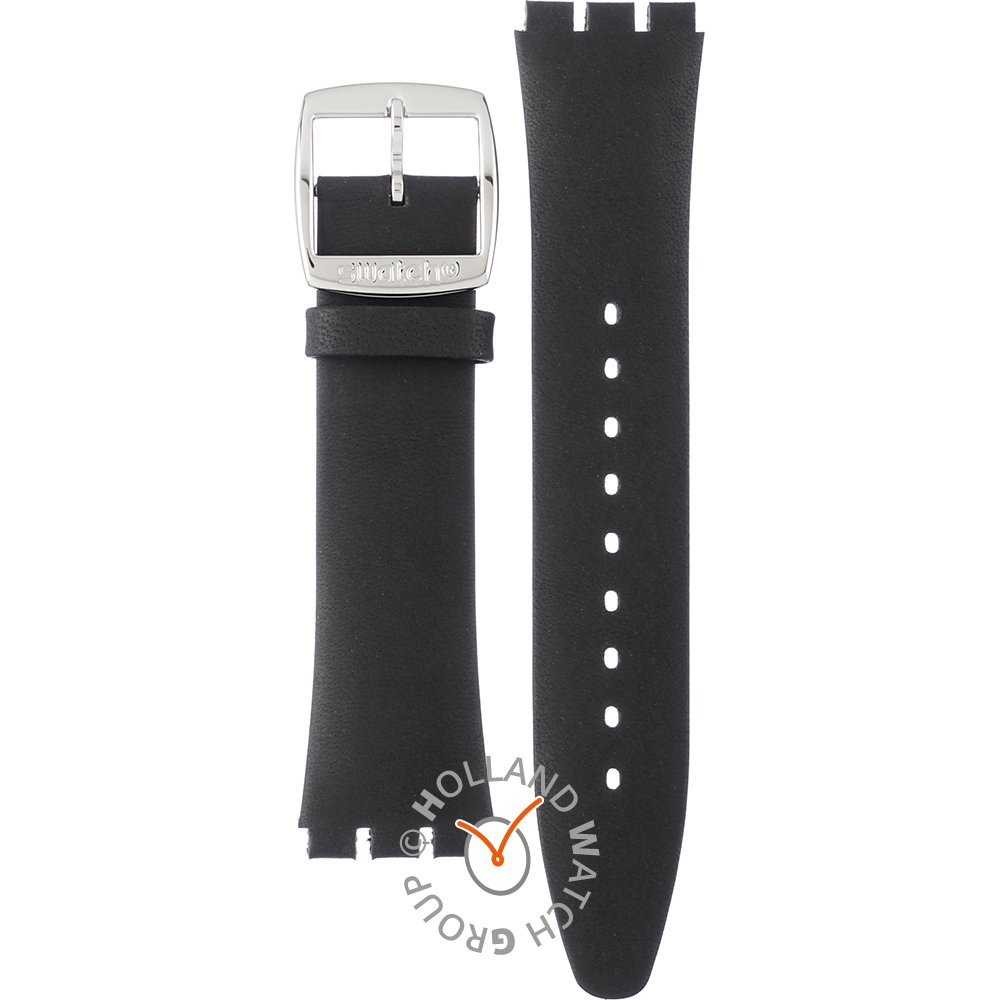 Swatch Straps ASS07S115 SS07S115 Black Skeleton Strap • Official dealer ...