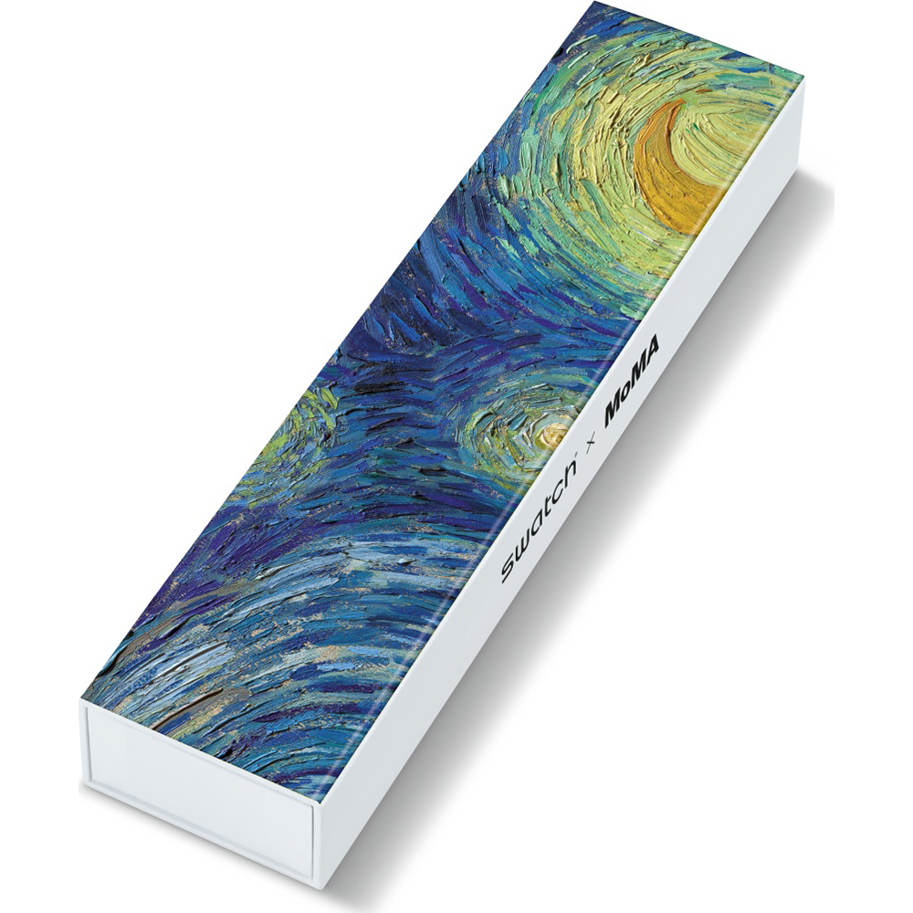 Swatch SUOZ335 watch - The starry night by Vincent van Gogh
