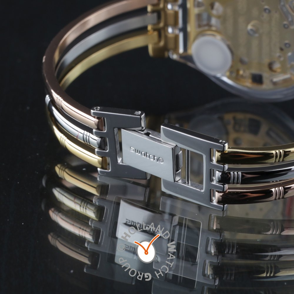 Swatch SS08K101A watch - Tri Gold Again Large