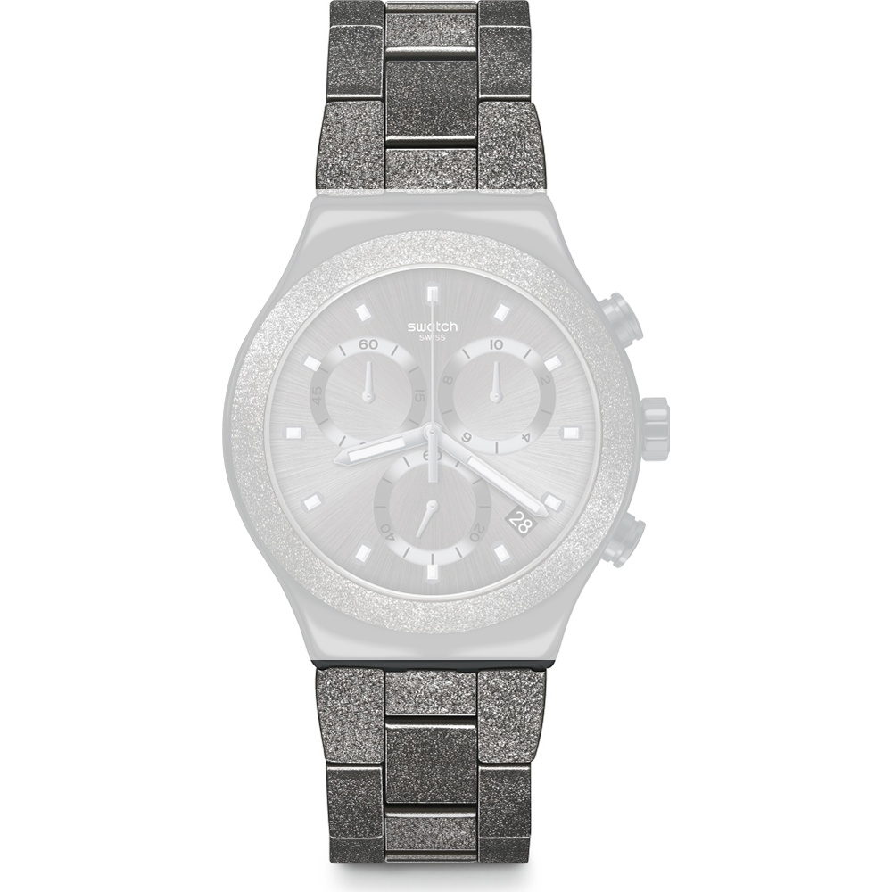 Swatch Irony - Chrono New - YV AYVM405G YVM405G Irony Blackshiny Strap ...