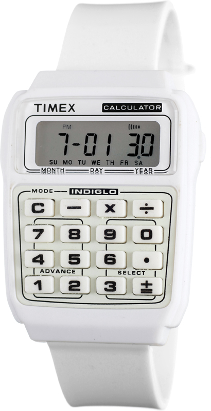 Timex T2N186 Kids watch - Archie White Calculator