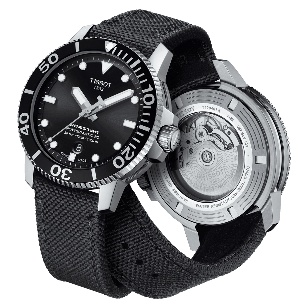 Tissot T1204071705100 watch - Seastar 1000
