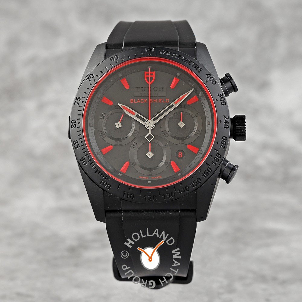 Tudor 42000CR-PO1 Fastrider Black Shield Watch • Mastersintime.com